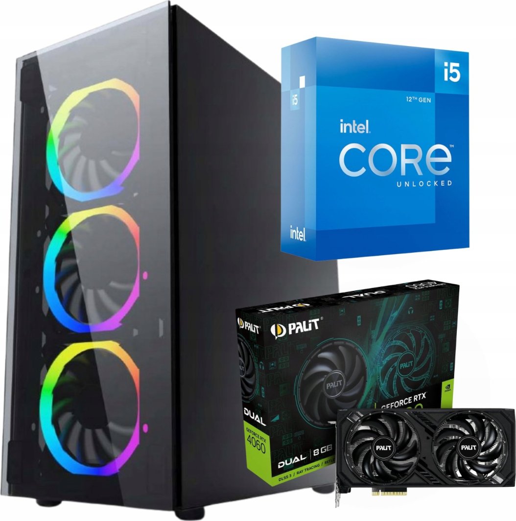 BSG Komputer Raptor V3 Intel Core i5 GeForce RTX 4060 16GB DDR4 512GB ...