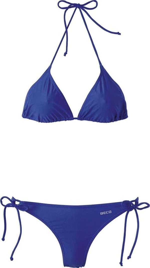 Beco Beco Women's Triangle Bikini Basics Bikini, Blue, 34 - Morele.net