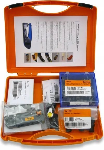 Astar Televes compression connector set for SK2000 plus PPS2000 ...