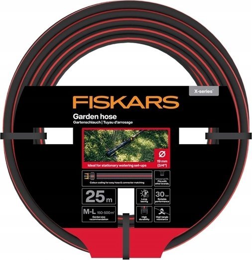 Fiskars Watering hose FISKARS X-series, 3/4", 19 mm, 25 m - Morele.net