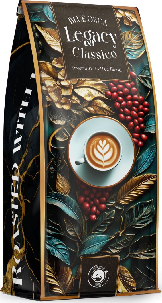 Blue Orca Coffee Kawa ziarnista CLASSICO LEGACY Limited Edition Świeżo Palona - Kawa ziarnista ...