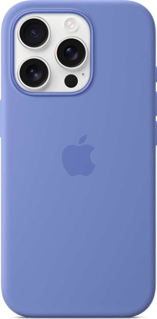 Apple APPLE iPhone 16 Pro Silicone Case with MagSafe - Periwinkle ...