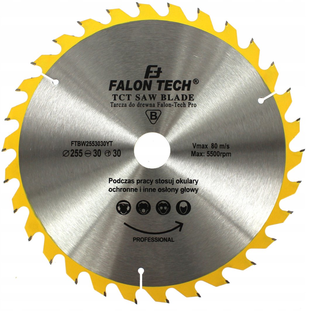 Falontech Tarcza widiowa do drewna 255mm x 30mm 30T WIDIA Falon-Tech - Morele.net