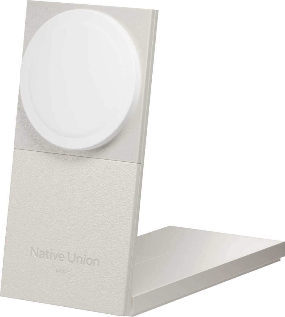 Native Union Native Union Rise 2-in-1 Qi2 wireless charger, sandstone ...