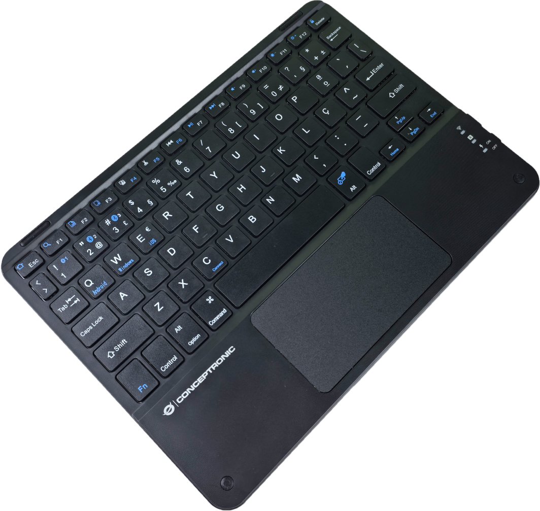 Conceptronic CONCEPTRONIC Wireless klawiatura, układ portug. 10" czarny ...