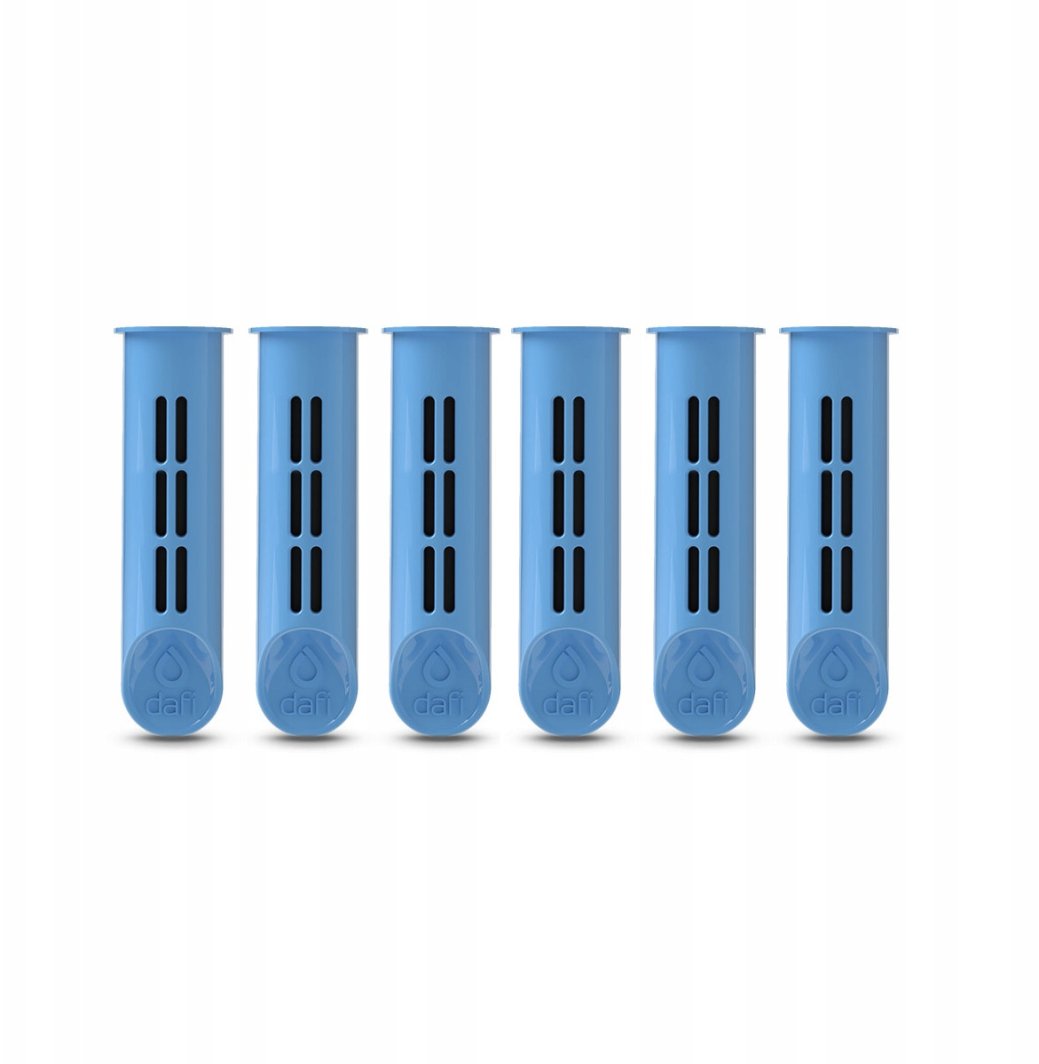 Dafi 6 filtrów do butelki Dafi SOFT i SOLID szafirowe - Wkład filtrujący - Morele.net
