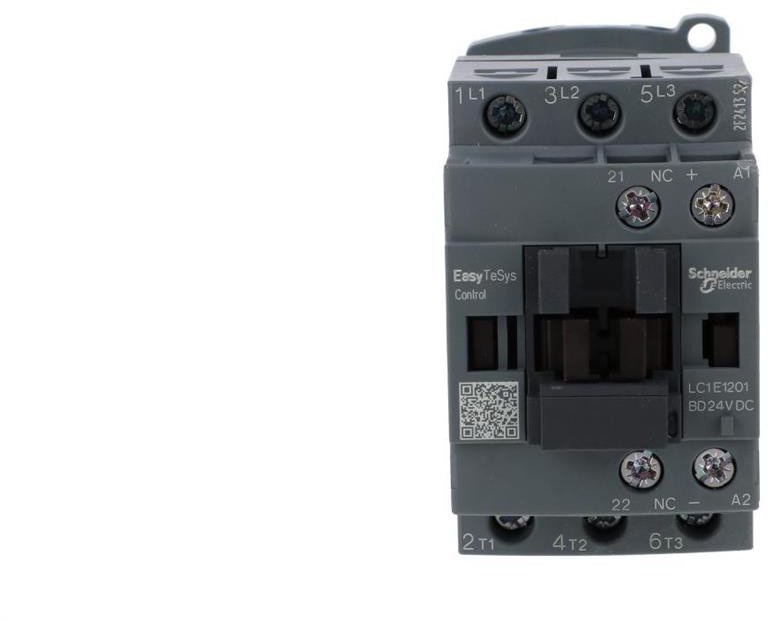 Schneider Stycznik mocy Easy TeSys Control AC-3, 12A, 3P (1NC), cewka ...