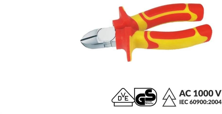 K2 Szczypce boczne elektrotechniczne 160mm VDE 1000V n-vde06 - Morele.net