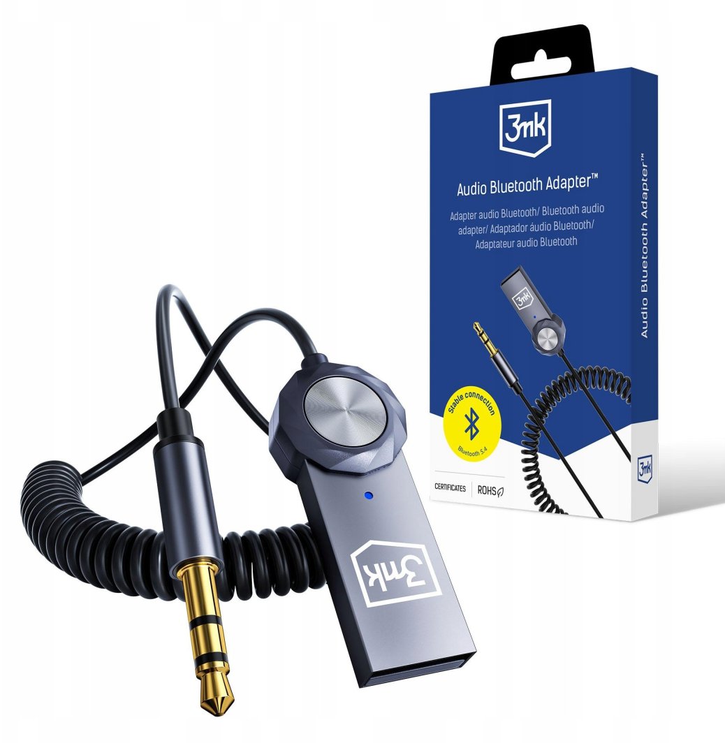 3MK Bezprzewodowy adapter audio Audio Bluetooth Adapter Jack 3.5mm 2w1 ...