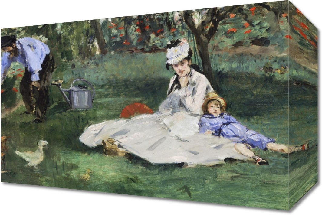 Viz Media, Subs. of Shogakukan Inc Obraz 30x20cm The Monet Family, douard Manet Vintage do ...