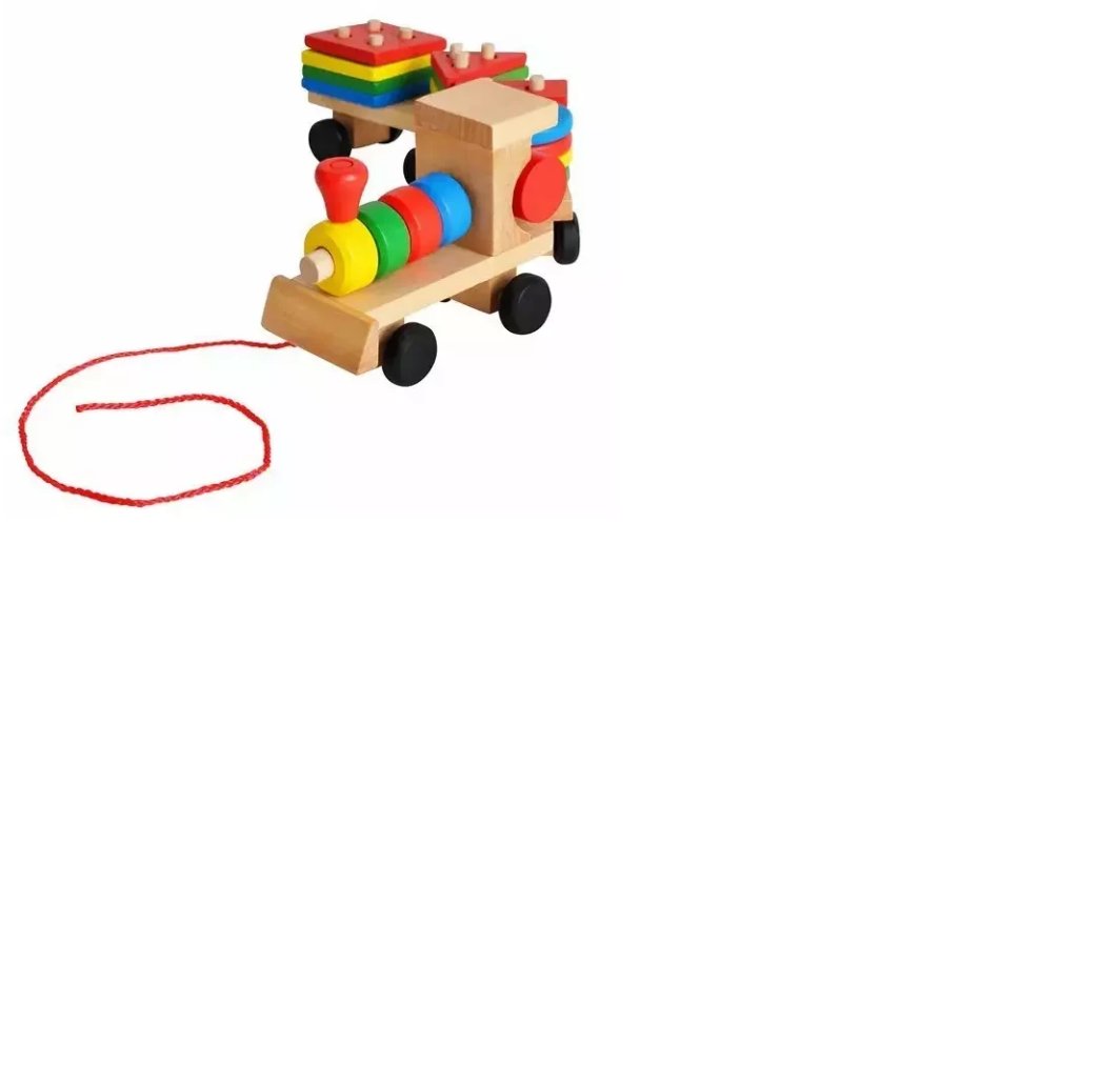 Roger RoGer Wooden Educational Train Sorter Bricks - Morele.net