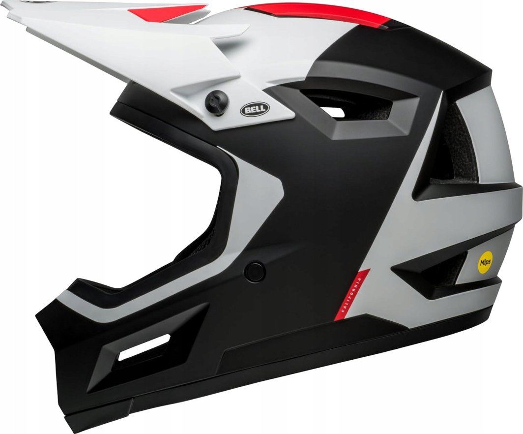 Bell Kask full face BELL SANCTION 2 DLX MIPS matte black white roz. M ...