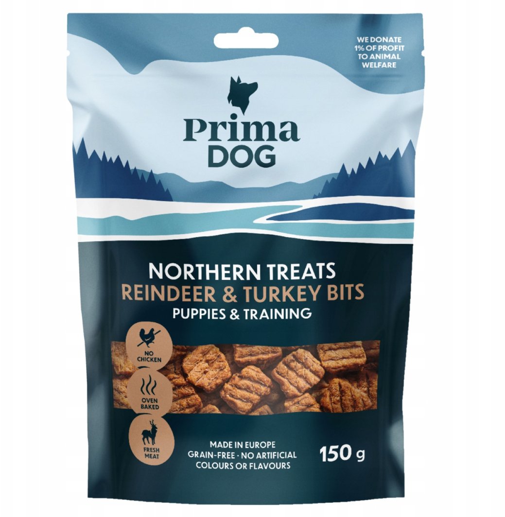 Prima PRIMADOG TREATS REINDTURK PUPPTRAIN 150G - Morele.net