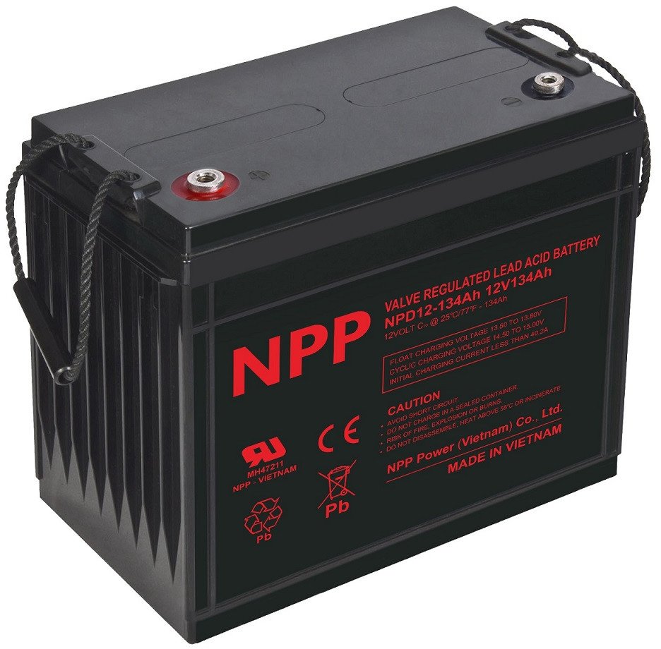 brightsign Battery 12V 134Ah T16(M8) Pb deep discharge AGM NPP - Morele.net