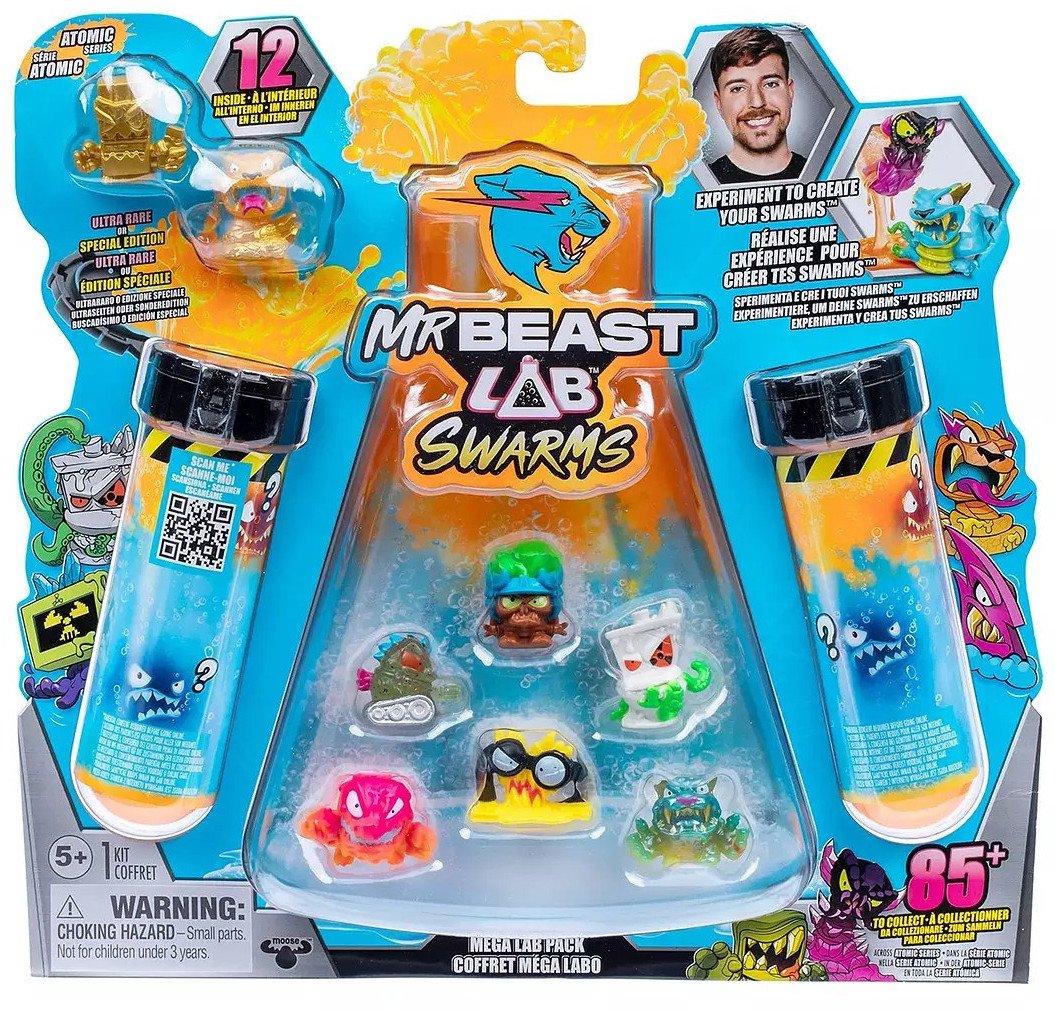 Usorteret Mr. Beast Mega Lab Swarms 12-Pack Figurki Zestaw Laboratorium MrBeast - Figurka ...