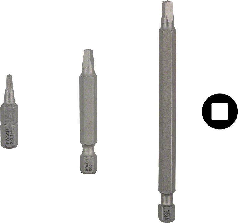 Bosch BIT CZWOROKĄTNY R2 25MM 3PC - Morele.net