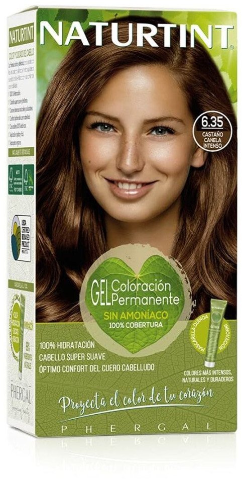 Naturtint Trwała Koloryzacja Naturtint Naturtint 6.35 castao canela intenso Bez amoniaku (170 ml ...