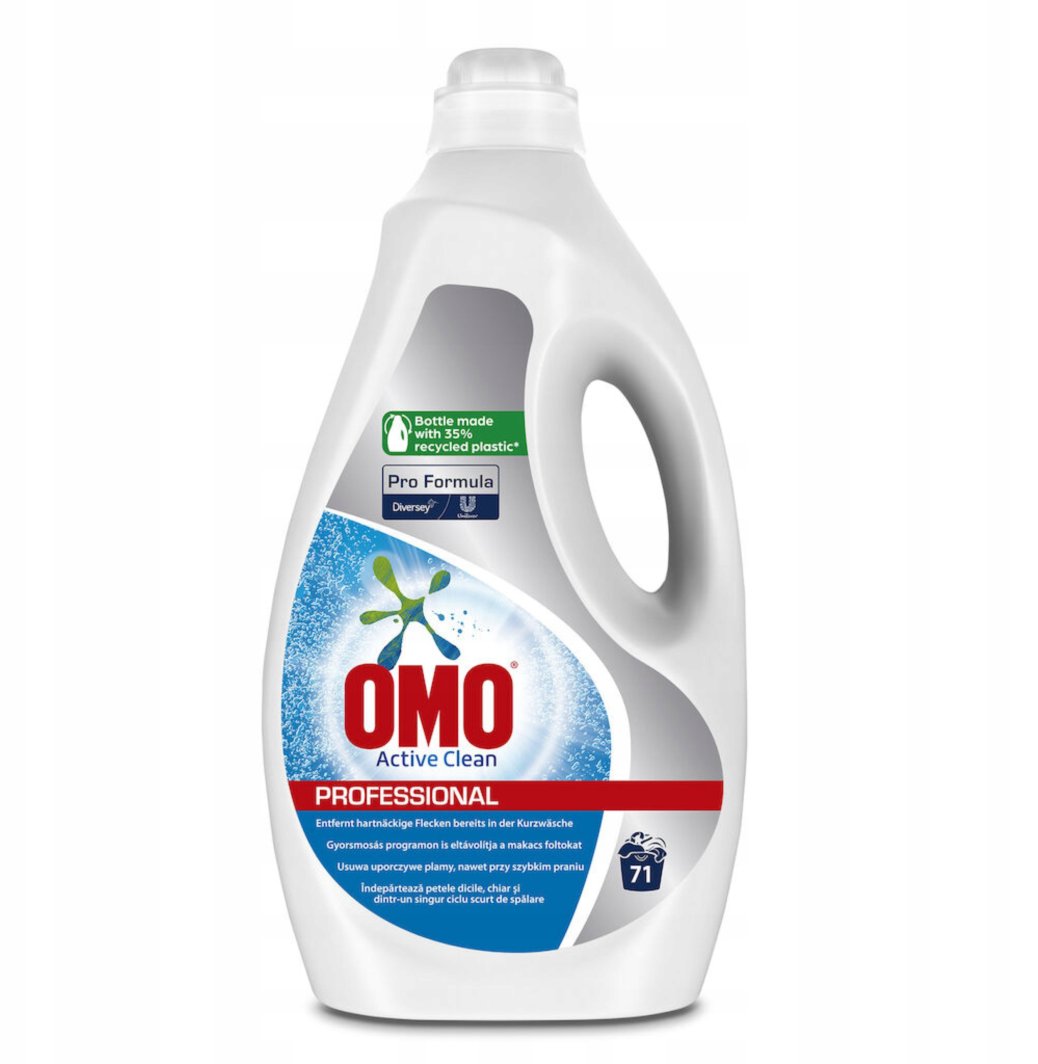 Unilever Omo Active Clean Professional Żel do Prania Tkanin Białych 5 l ...