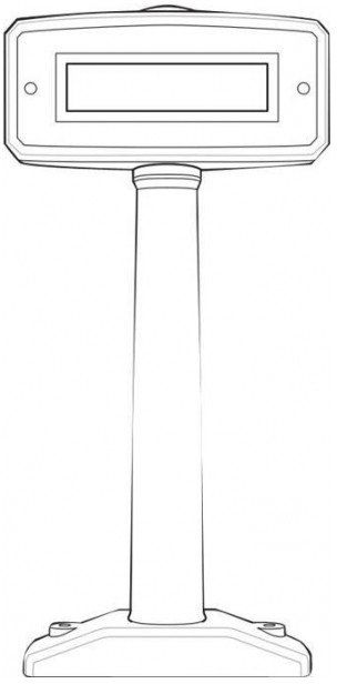 Zebra MP6000 ACCESSORY: POLE DISPLAY, SINGLE INTERVAL, WORLDWIDE ...
