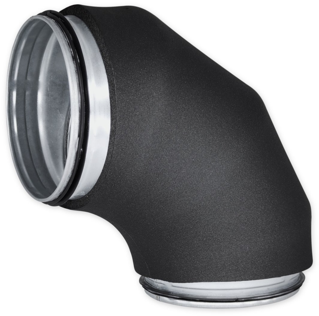 Europlast Insulated duct elbow with gaskets IF09-BFS90-100, DN100 ...