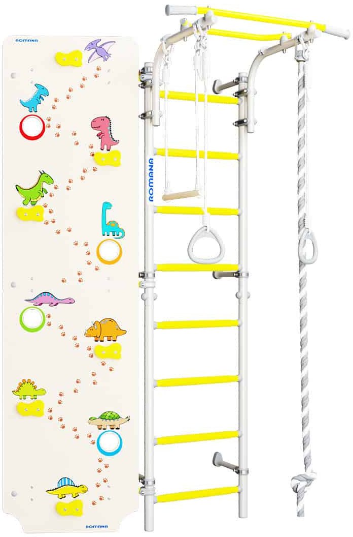 Małpiszon Drabinka gimnastyczna Next 1 prowans + ścianka Dino 225 cm ...