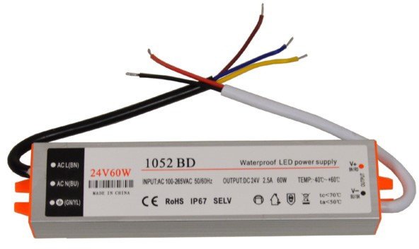 Bowi Zasilacz LED 24V 60W IP67 aluminiowy Brolux - Morele.net