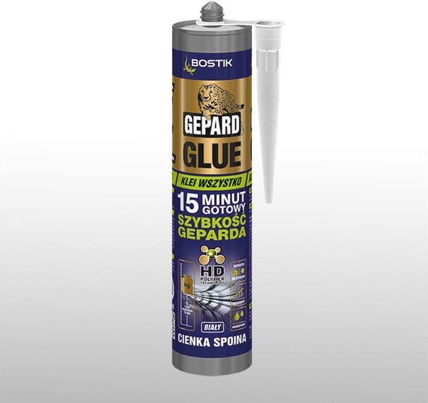 Technicqll KLEJ UNIWERSALNY BOSTIK GEPARD 290ml Biały KLEI W 15 MIN - Morele.net