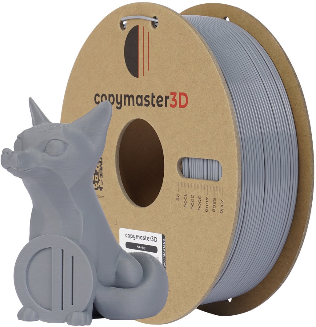 NuNus Copymaster3D PLA filament for 3D printer, 1.75 mm, gray - Morele.net