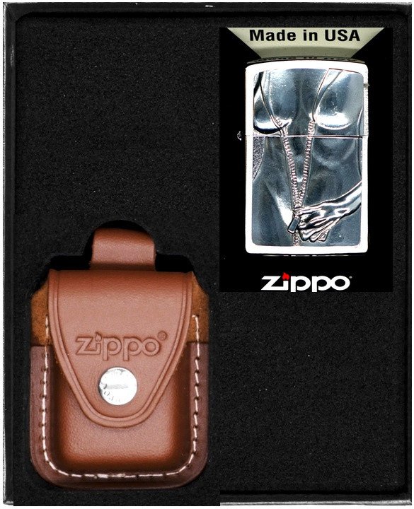 Zippo Zestaw ZIPPO Zapalniczka ZIPPER GIRL Prezentowy No2 - Morele.net