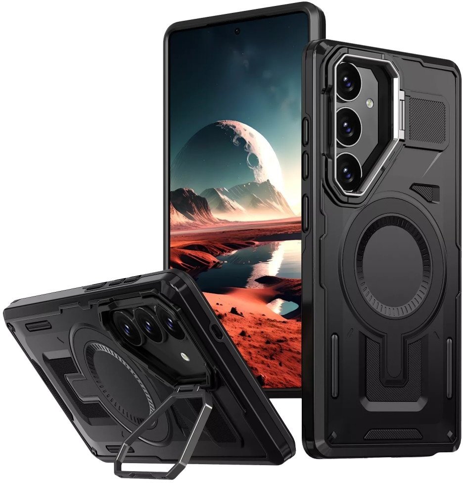 SUPERO Etui pancerne Supero Aegist do Galaxy S25 MagSafe, czarne ...