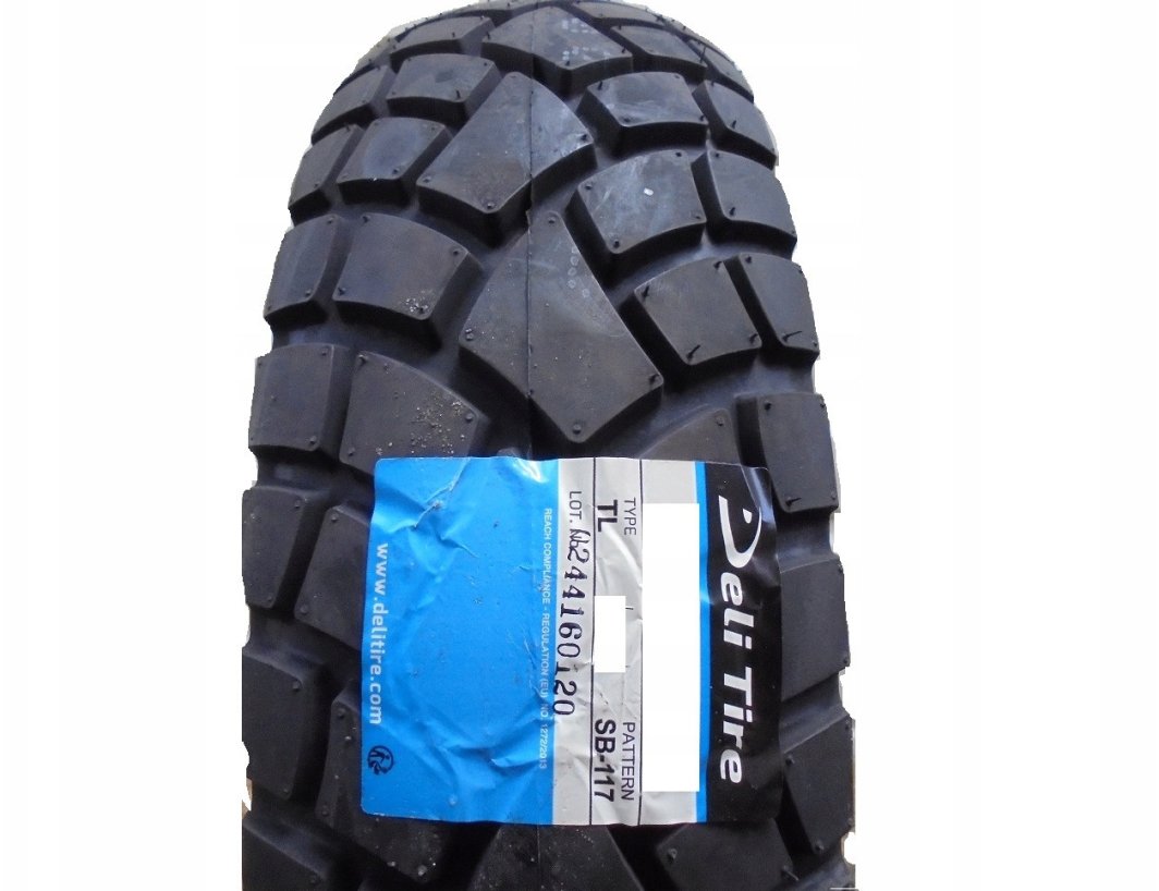 DeTeWe Opona on/off enduro DELI TIRE 110/80-17 TL 57S STREET ENDURO SB-117 Przód - Morele.net