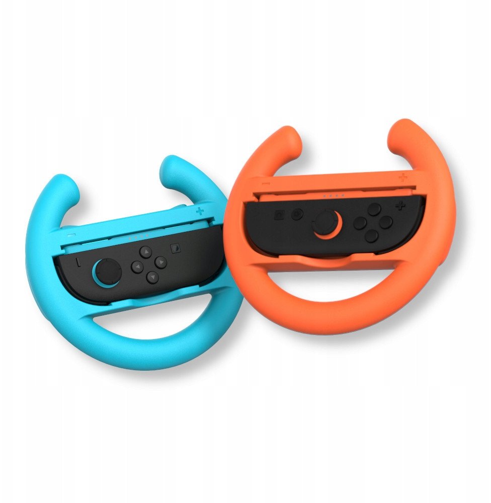 Yaxo YAXO Uchwyt do Joy-Con WHEELS SET do NS/NS2 Inferno Orange&Hydro Blue - Morele.net