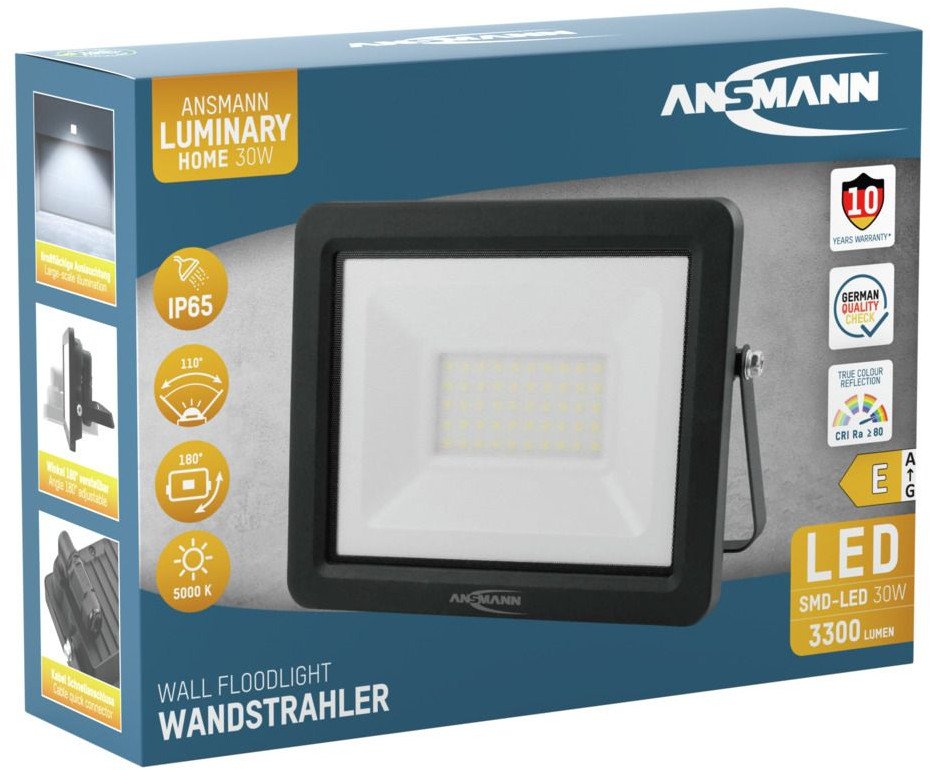 Ansmann Ansmann WFL30W Czarny LED 30 W - Naświetlacz - Morele.net Ansmann Ansmann WFL30W Czarny LED 30 W - Naświetlacz - Morele.net