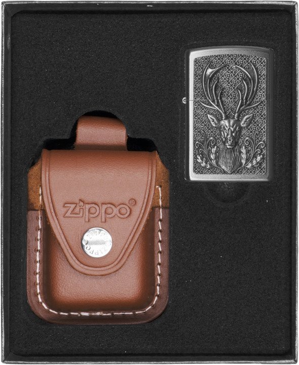 Zippo Zestaw ZIPPO Zapalniczka DEER Prezentowy No4 - Morele.net
