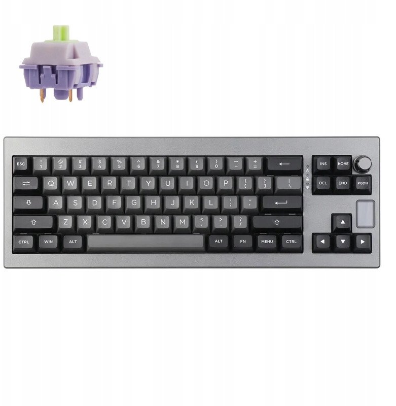 MSI Mechanical keyboard Epomaker Shadow-X Flamingo Switch black-silver ...