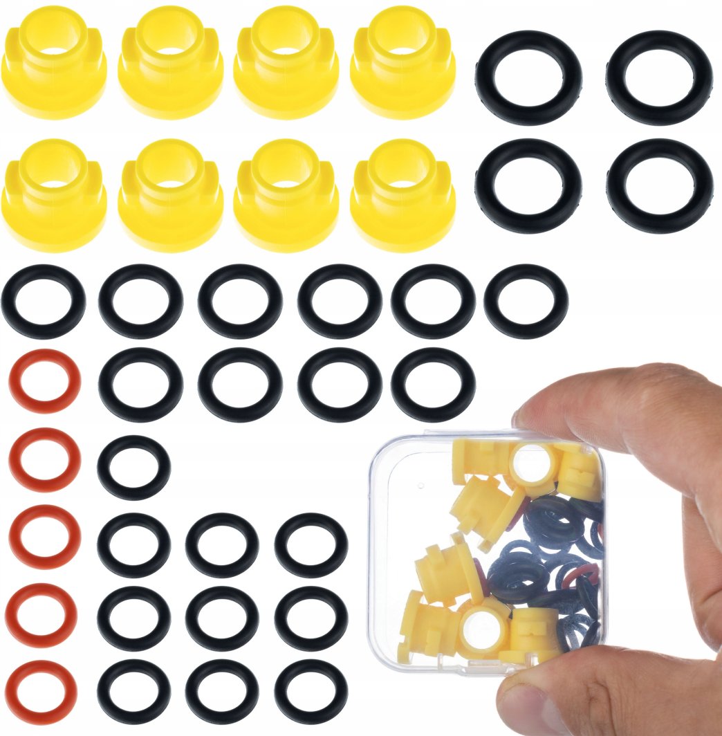 Rosfix ZESTAW NAPRAWCZY 38W1 USZCZELKI ORINGI DYSZY WĘŻA KARCHER K2 K3 K4 K5 K6 K7 - Morele.net