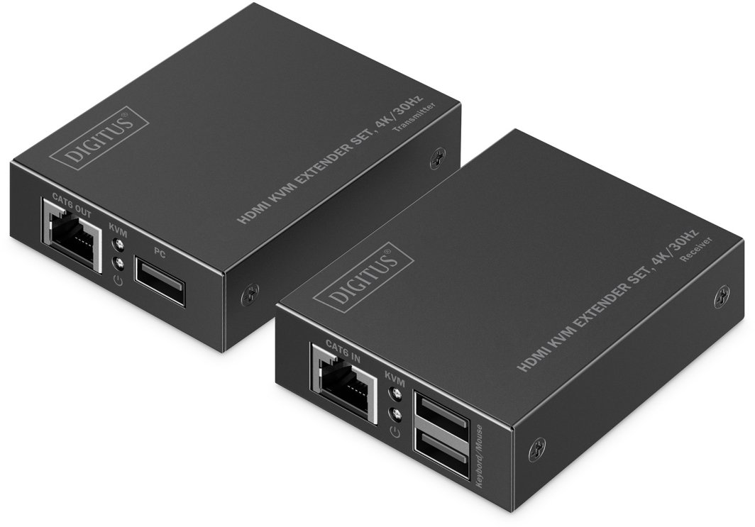 Digitus DIGITUS HDMI KVM Extender 4K/30Hz schwarz - Adapter AV - Morele.net