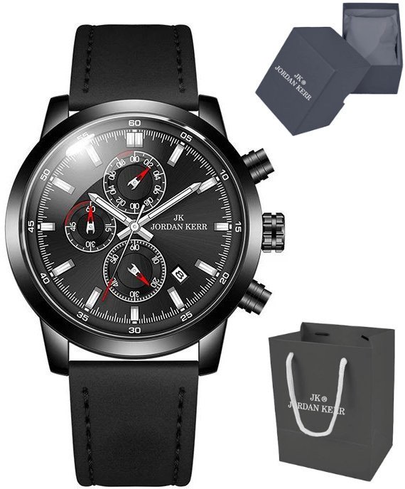 Jordan Zegarek Jordan Kerr L1076 IPB CTCP męski chronograf 44 mm ...