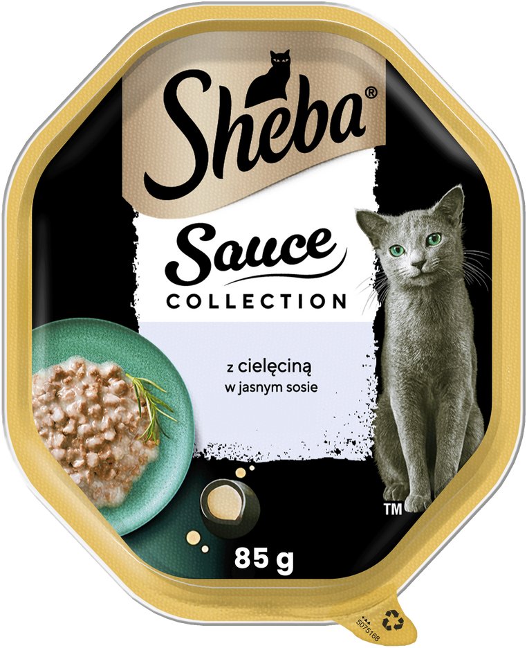 Sheba SHEBA Sauce Collection tacka 85g mokra karma pełnoporcjowa dla ...
