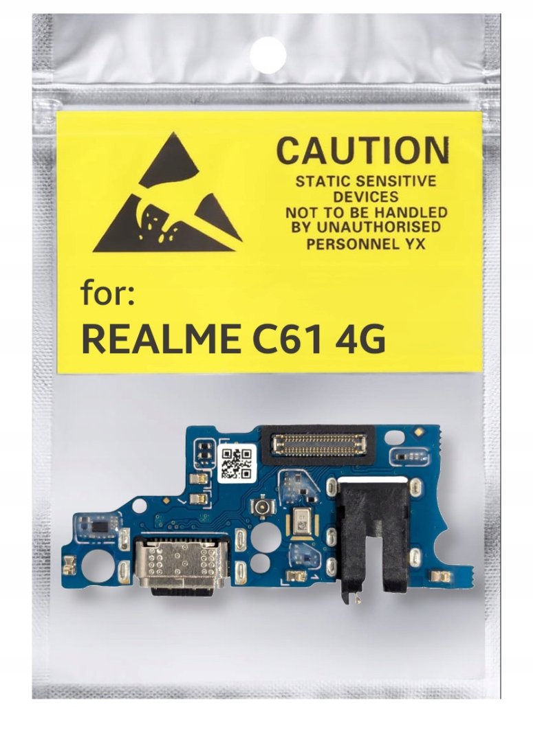 Zila ORYGINAŁ PŁYTKA GNIAZDO ŁADOWANIA USB ZŁĄCZE DO REALME C61 4G RMX3939 (5904858345915 ...