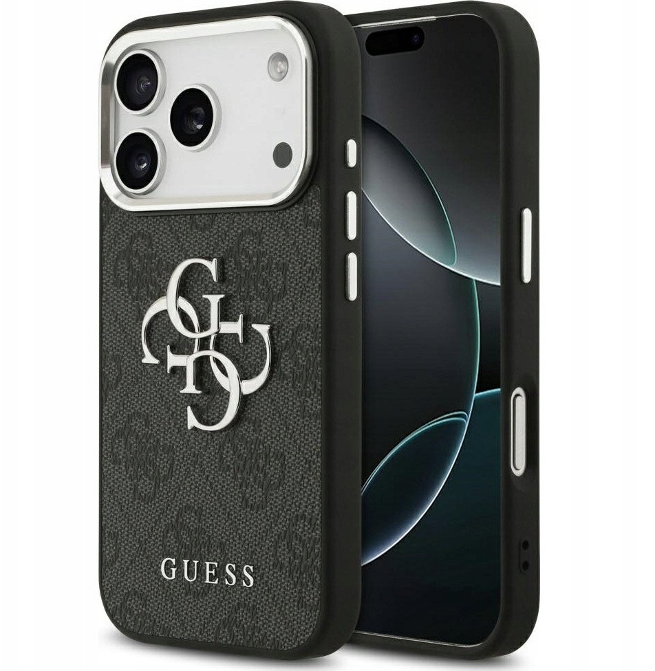 Guess Etui 4G Big 4G Classic Logo do iPhone 17 Pro - czarny - Morele.net