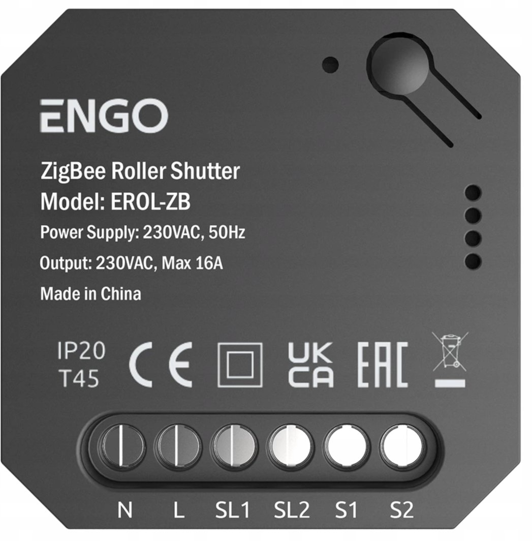 Engo ENGO Controls EROL-ZB - Sterownik Rolet ZigBee do systemu ENGO Smart podtynkowy - Morele.net