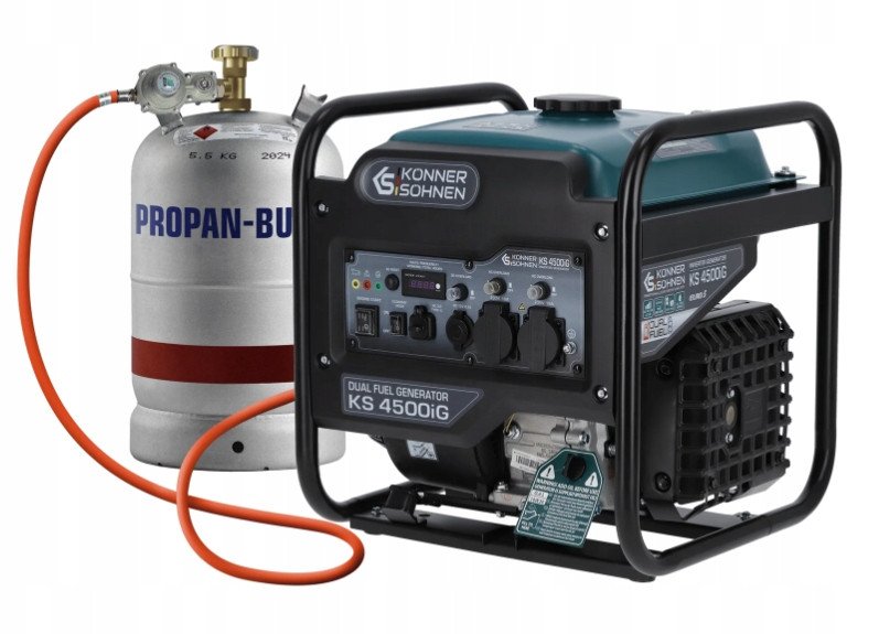 Könner & Söhnen KÖNNER & SÖHNEN GENERATOR INWERTOROWY HYBRYDOWY 4,2kW 230V KS 4500i G - Agregat ...