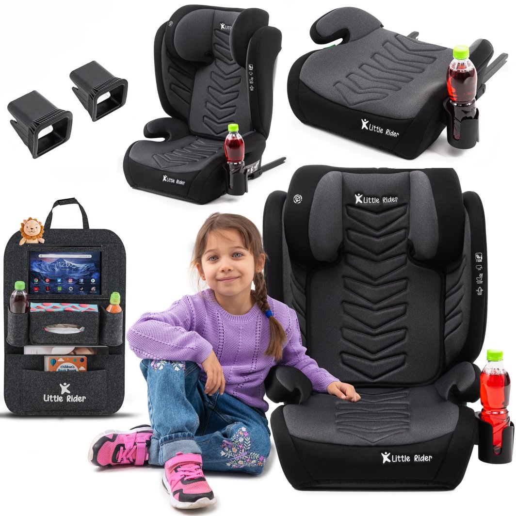 Monroe FOTELIK SAMOCHODOWY MODEL VINCENT SZARO-CZARNY PIKOWANY R129 100 ...