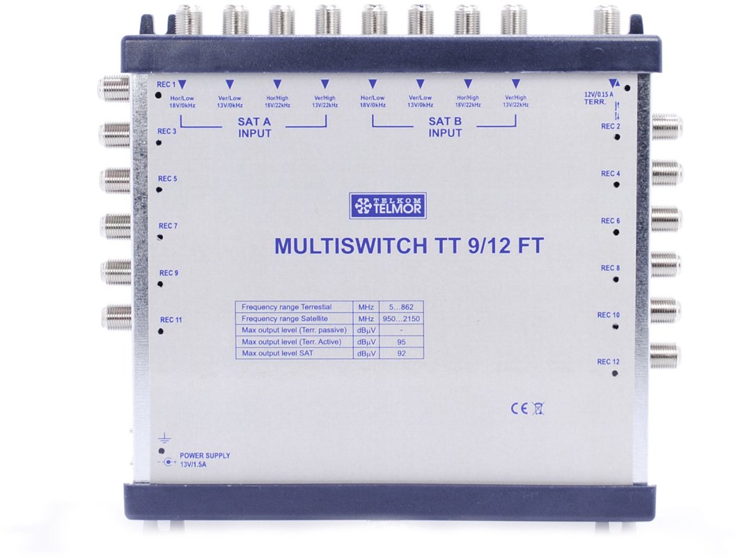 Telkom-Telmor Multiswitch Telkom-Telmor 9/12 CLASSIC - końcowy - Morele.net