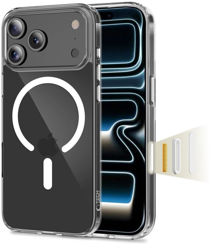 4kom.pl TECH-PROTECT FLEXAIR HYBRID CC MAGSAFE IPHONE 17 PRO MAX CLEAR - Morele.net