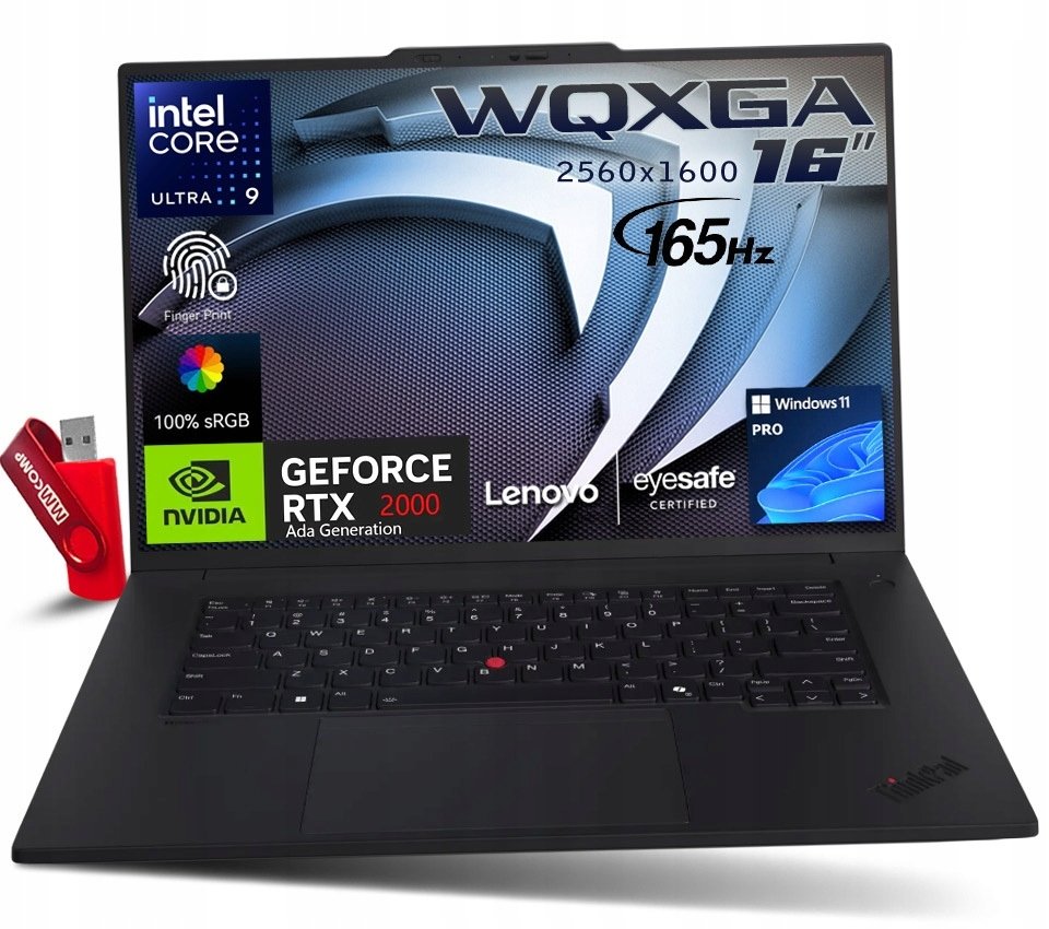Lenovo Laptop ThinkPad P1 G7 U9 64GB 2TB SSD 16" WQXGA IPS ...