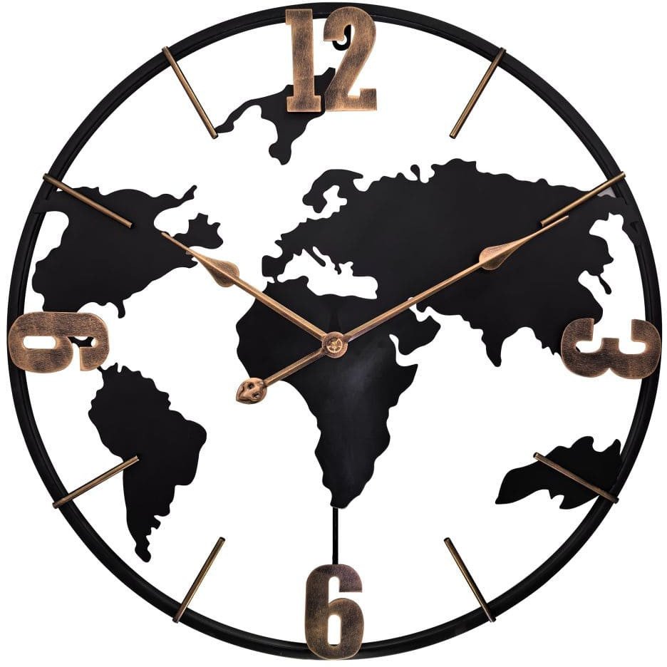MPM Zegar ścienny E04.5458.9080 kontynenty 60 cm - Morele.net