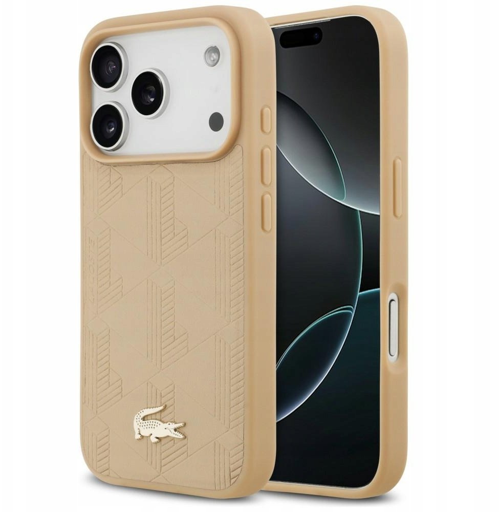 Lacoste Etui Lacoste Nomograme Gold Logo MagSafe do iPhone 17 Pro ...