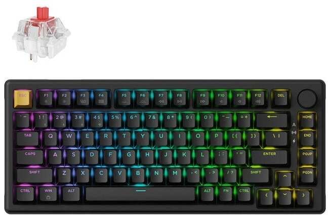 Keychron J2 Wireless (KJ2-H1) - US Layout - Hot-Swappable Super Red ...